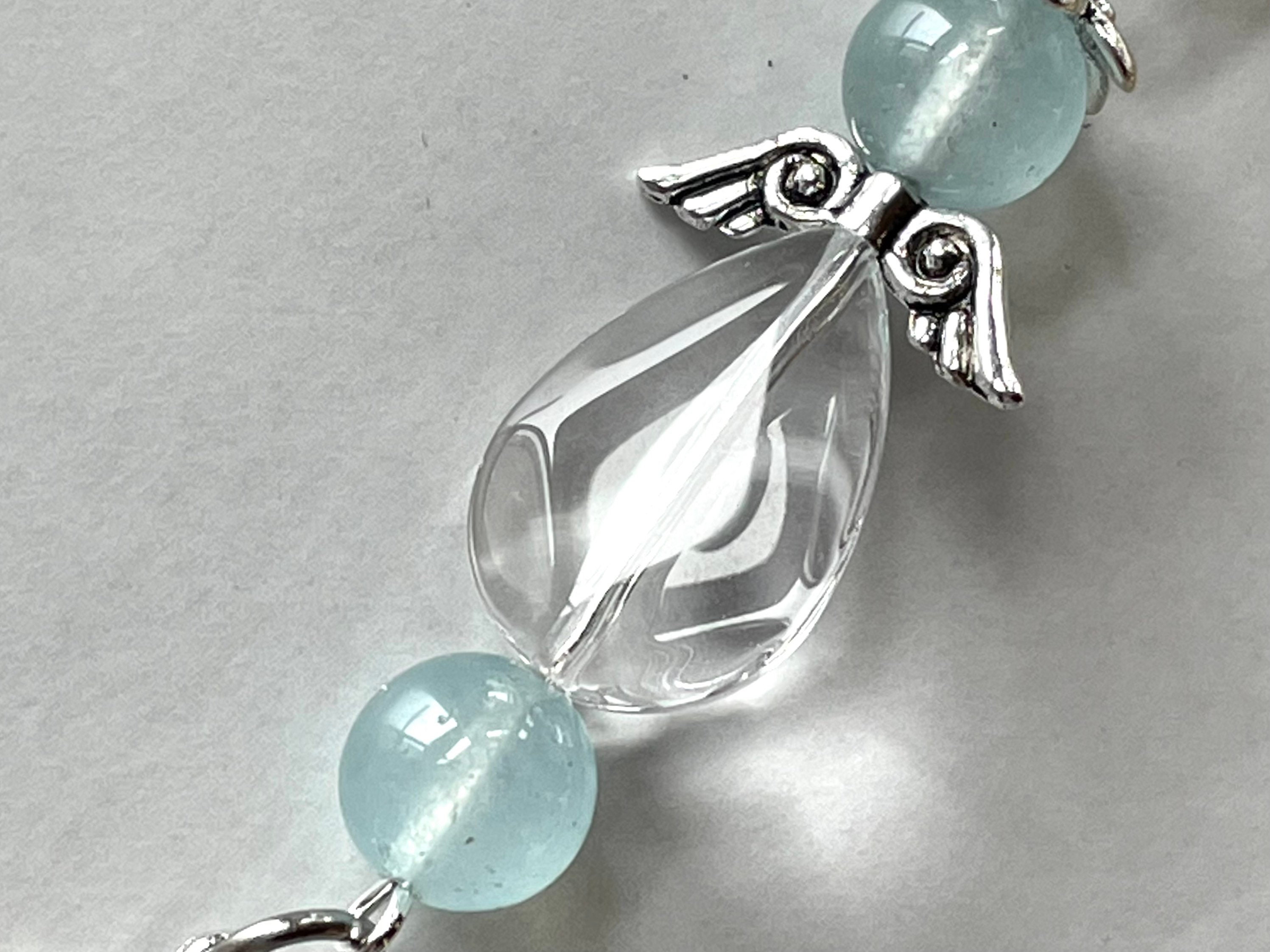 Celestine Angel Family Tree Clear Dress Heart Keychain - Etsy