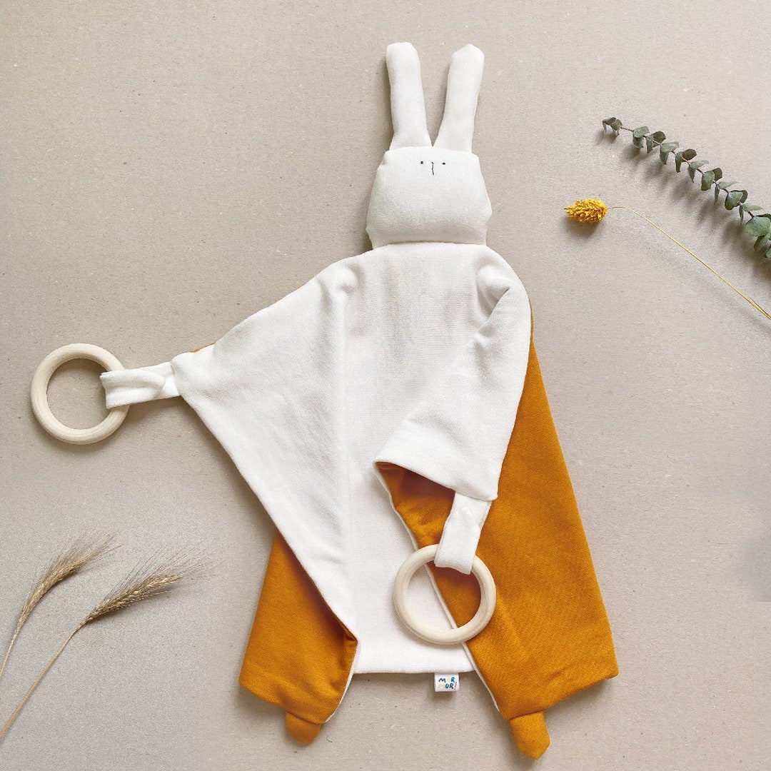 Doudou Bru the Rabbit for Baby. Attachment Doll. Gift for Newborn. Dudu ...