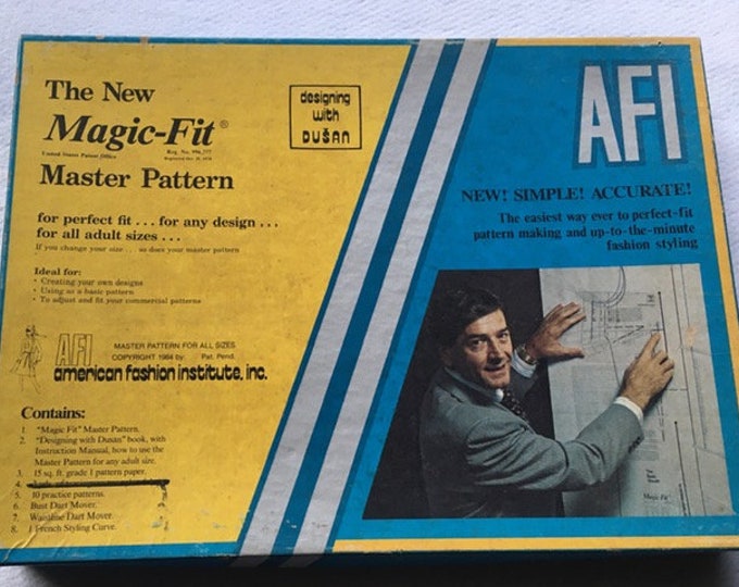 Pattern Making, the New Magic-fit Master Pattern by Dusan, Instruction ...
