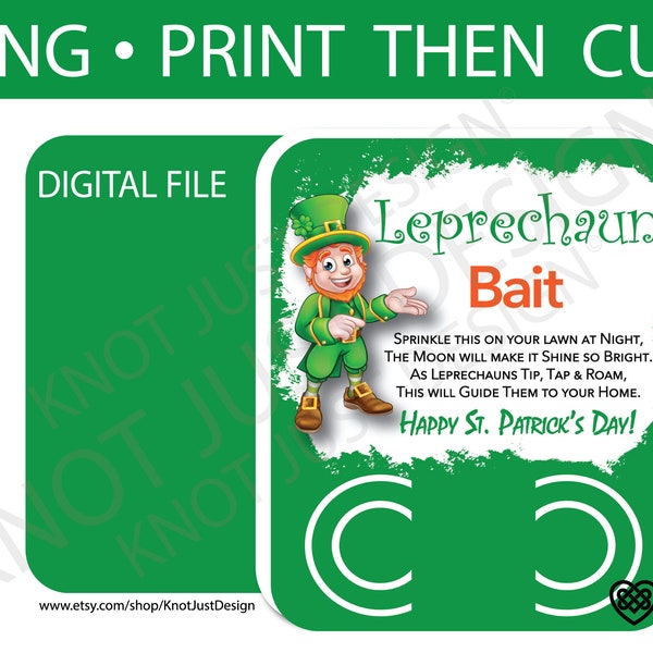 Leprechaun Bait Tag - Etsy