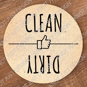 Dishwasher Magnet Bundle 3 Digital Files to Create Your Own Clean ...