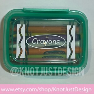 Crayon Case + New 24 Crayons - Back to School, Perfect for Kids ...