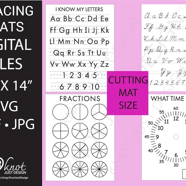 Tracing Mat Svg - Etsy