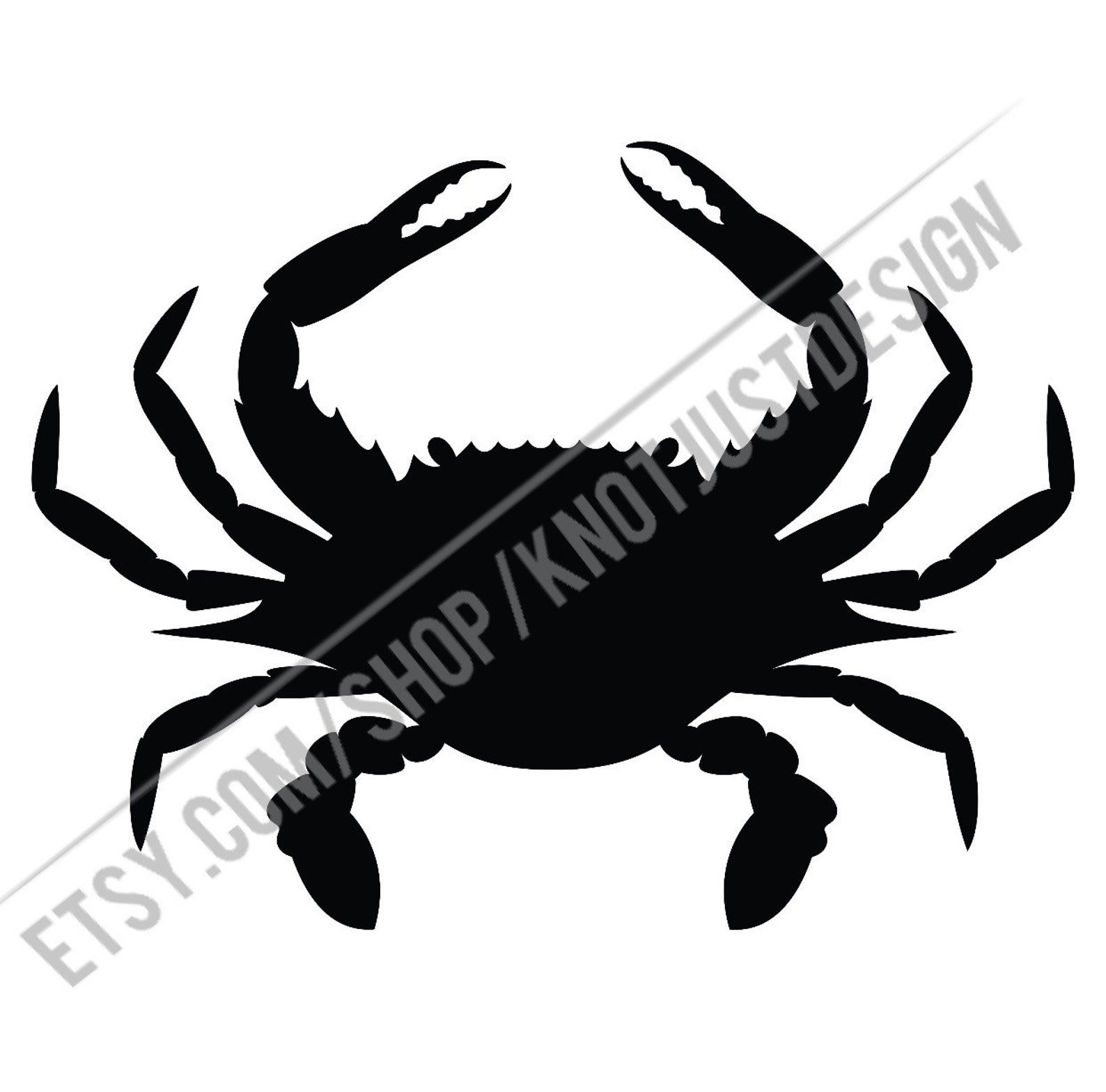 Maryland Blue Crab SVG Digital File Great for - Etsy