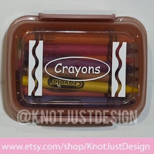 Crayon Case + New 24 Crayons - Back to School, Perfect for Kids ...