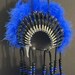 BLUE MOUNTAIN Mini Head Dress Hand Made in the USA of Cherokee Heritage ...