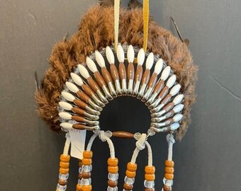 GHOST DANCER Mini Head Dress Hand Made in the USA of Cherokee - Etsy