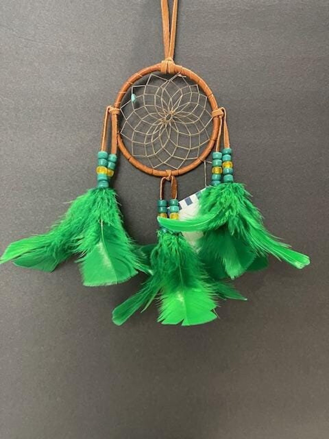 GREEN MEADOWS, Green Dream Catcher, Native American Dream Catchers, Dream Catchers With Green ...