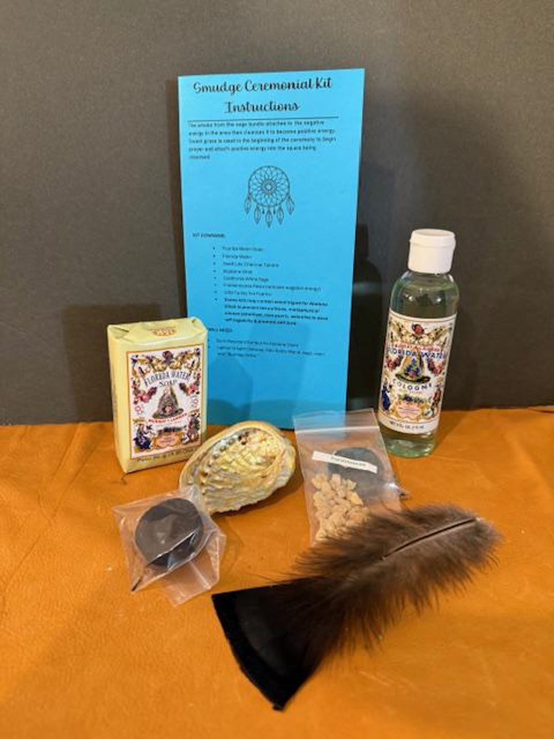 Wholesale Florida Water Smudge Ceremony Set: Soap, Feather ...