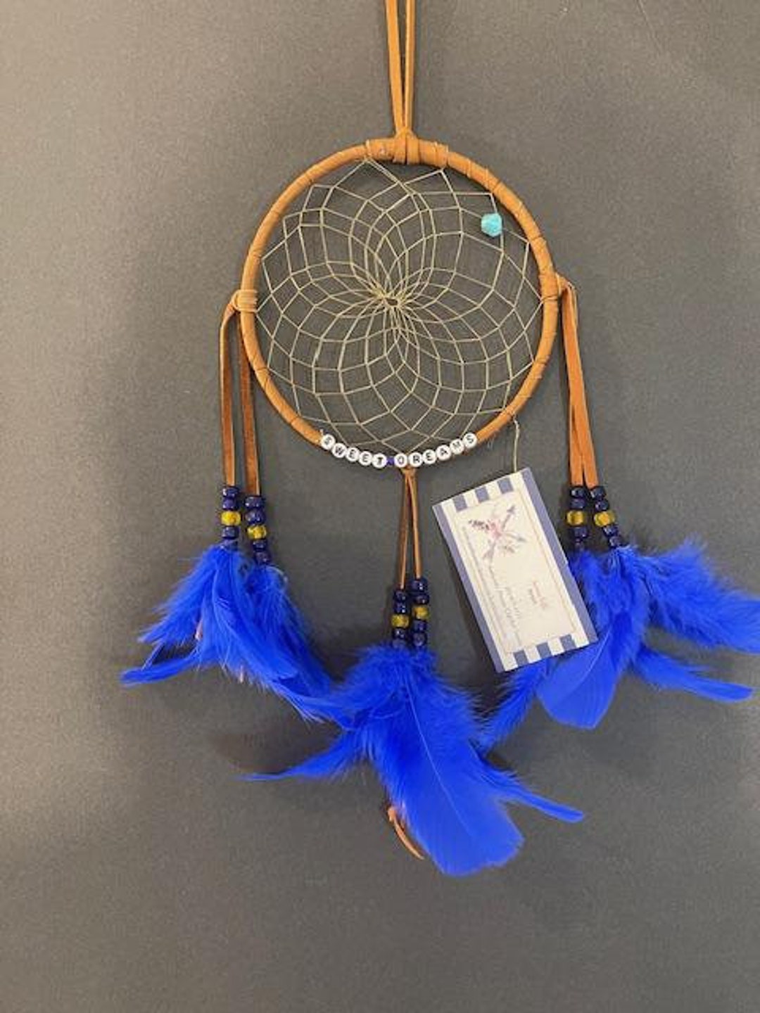 Sweet Dreams, ROYAL BLUE Dream Catcher, Blue Dream Catchers, Native ...