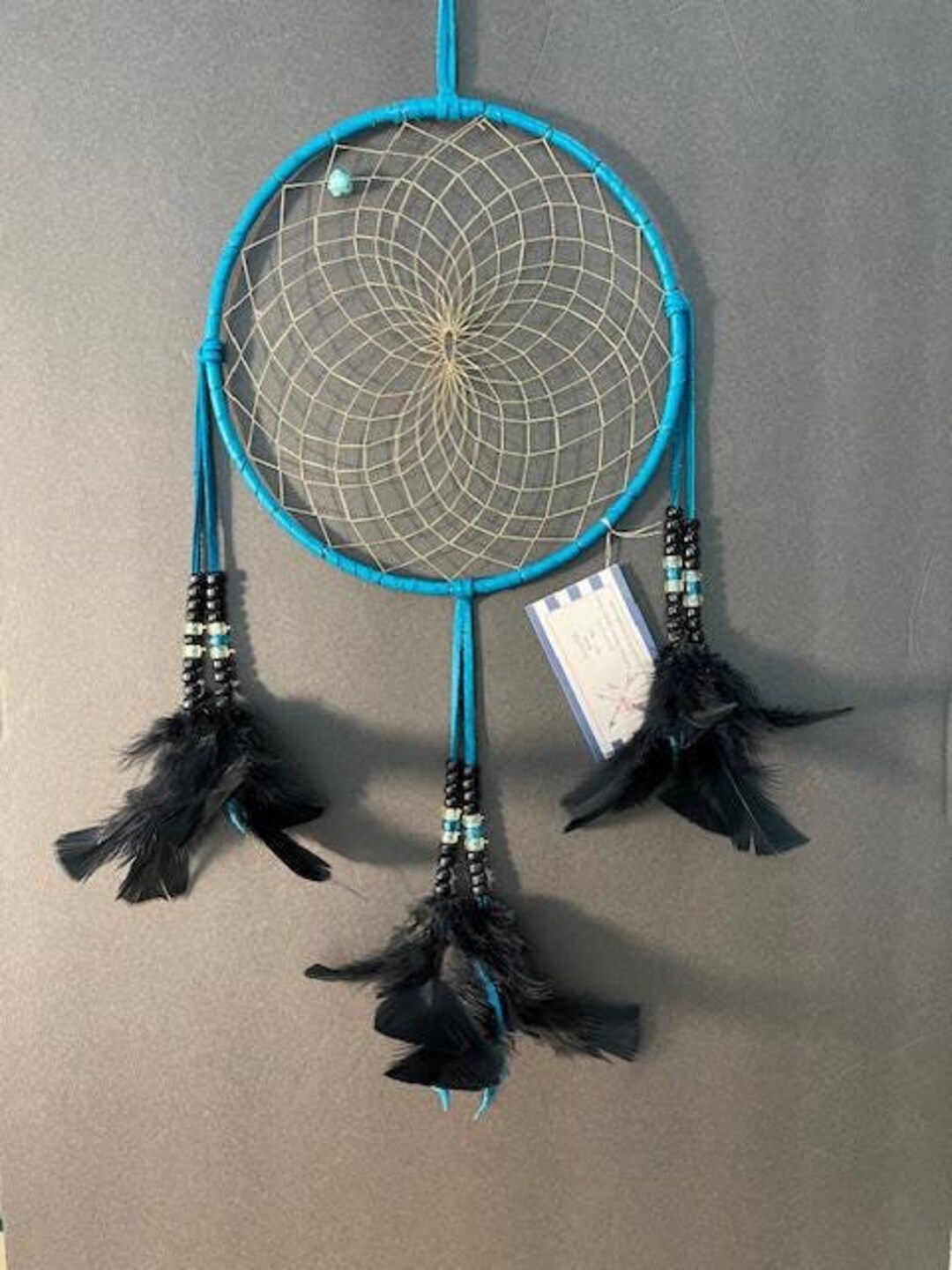 TURQUOISE NIGHT, Blue Dream Catcher, Black Dream Catchers, Native ...