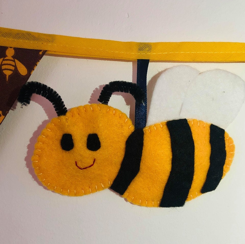 Bumble Bee Bunting - Etsy