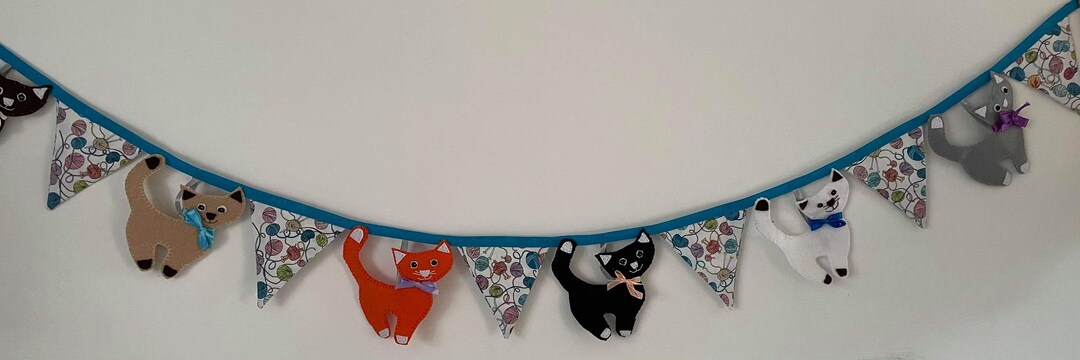 Cat Bunting - Etsy
