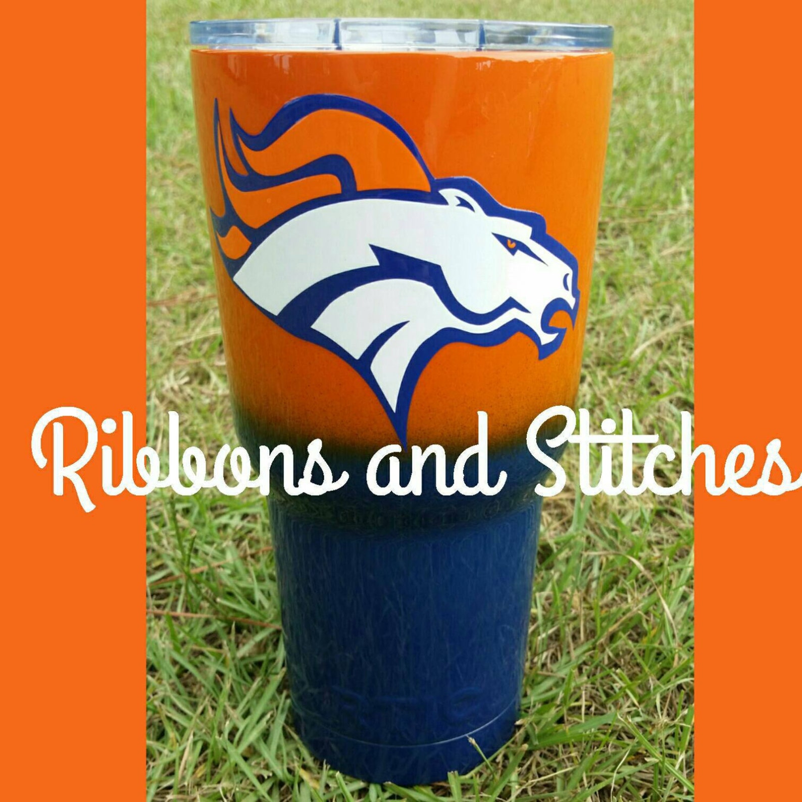 Denver Broncos Yeti 30oz Tumbler | Etsy