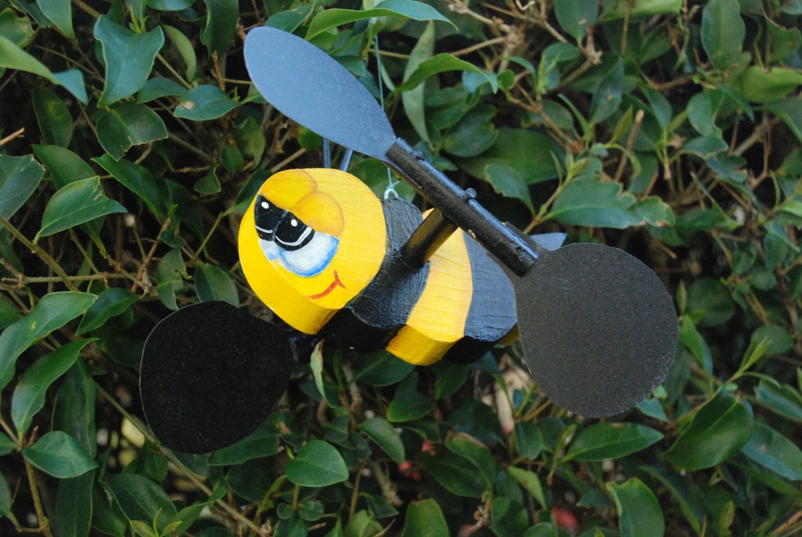Bumble Bee Whirlygig, Whirligigs Wind Spinners, W - Etsy