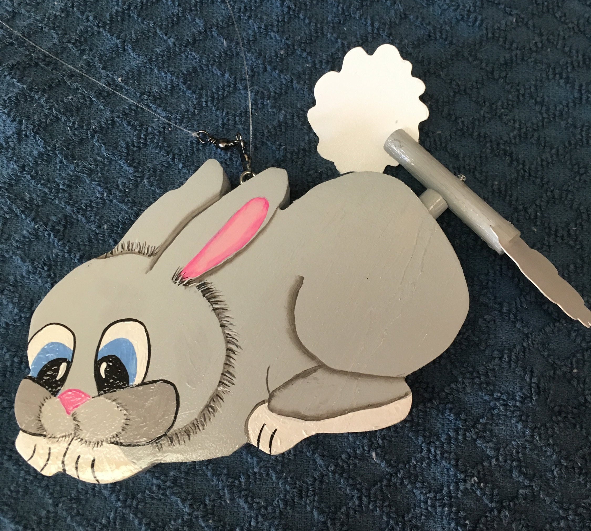 Wanda Wabbit Whirlygig Rabbit Bunny Whirligigs Wind - Etsy