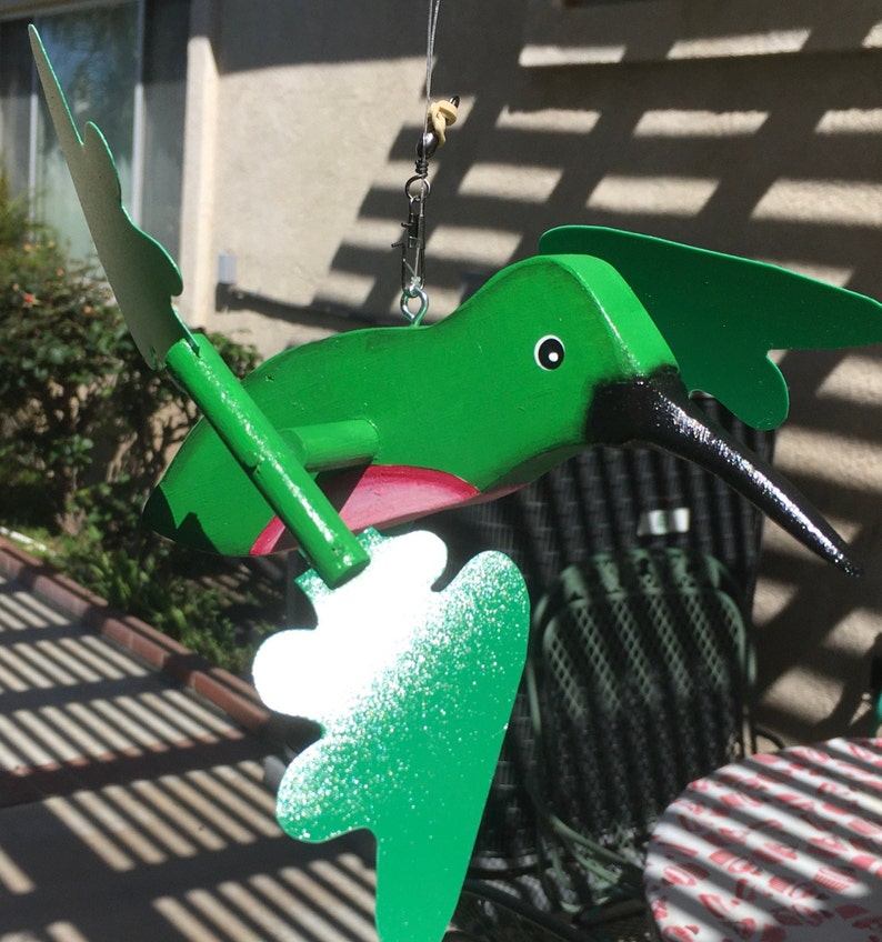 Hummingbird Whirlygig, Whirligig Wind Spinners, Whirligig - Etsy