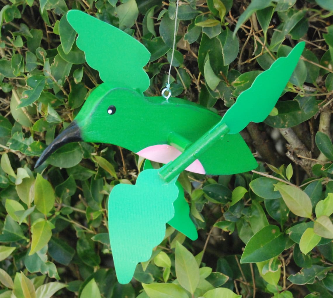 Hummingbird Whirlygig, Whirligig Wind Spinners, Whirligig - Etsy