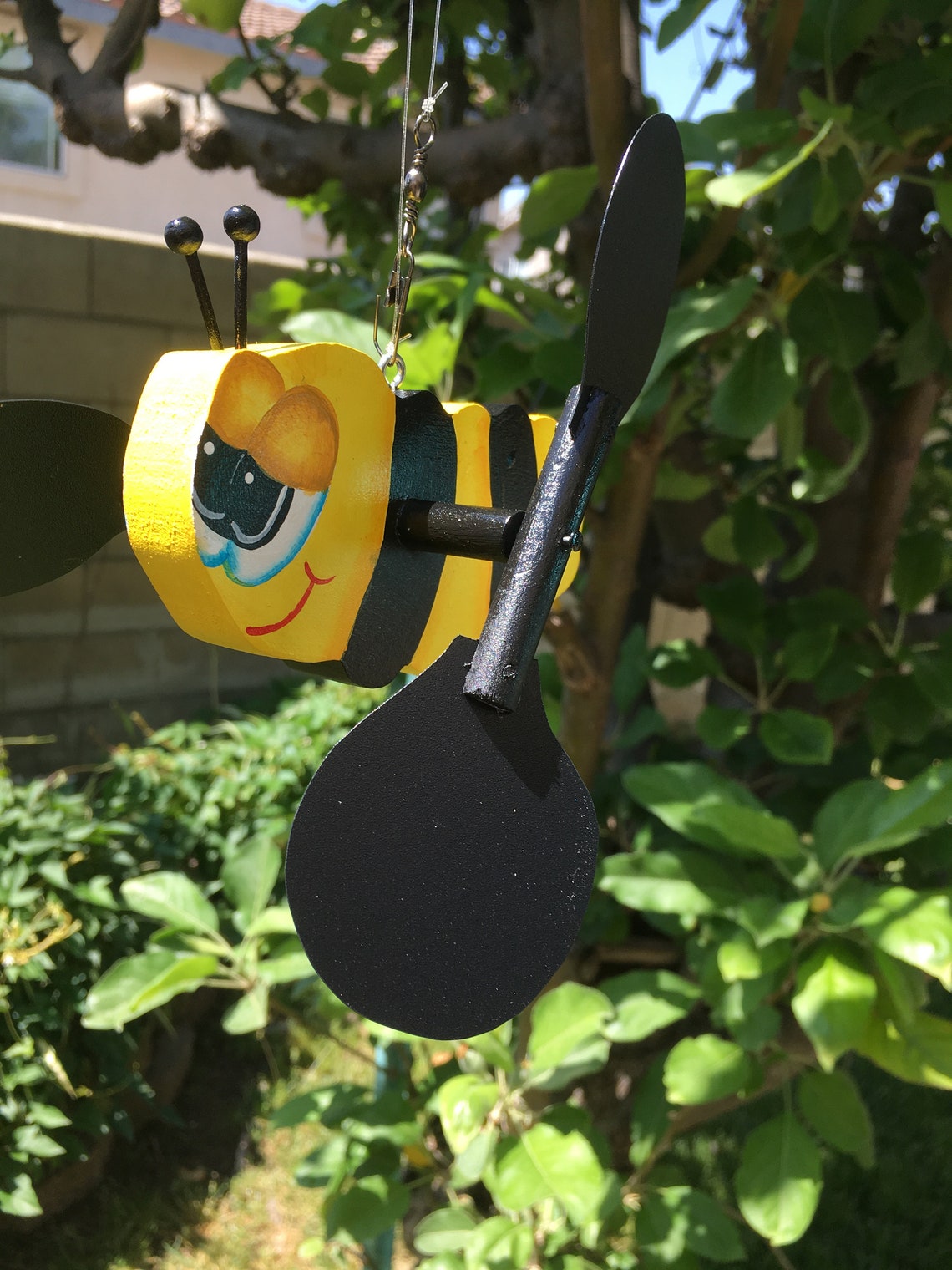 Bumble Bee Whirlygig, Whirligigs Wind Spinners, W - Etsy