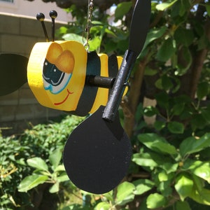Bumble Bee Whirlygig, Whirligigs Wind Spinners, W - Etsy