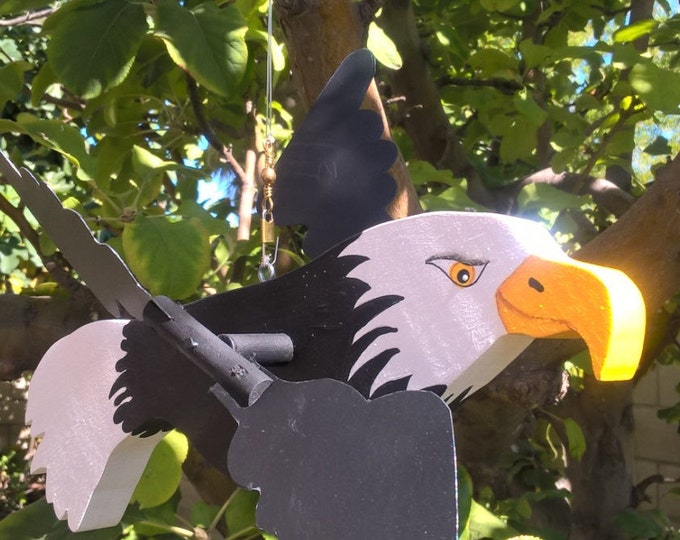 Bald Eagle Whirlygig, Whirligigs Wind Spinners, Whirligigs - Etsy