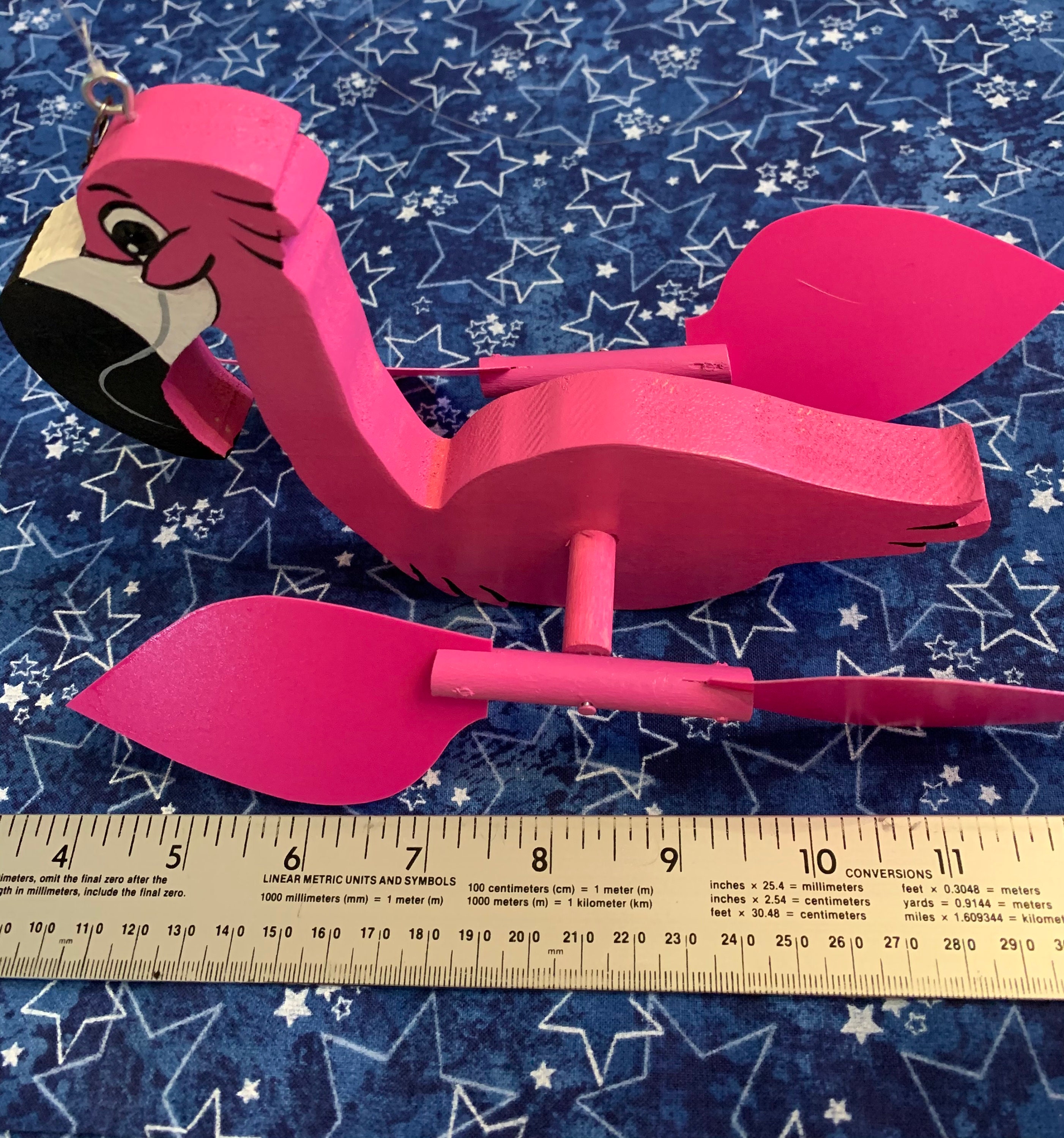 Flo the Flamingo Whirlygig, Whirligigs Wind Spinners, Whirligig - Etsy
