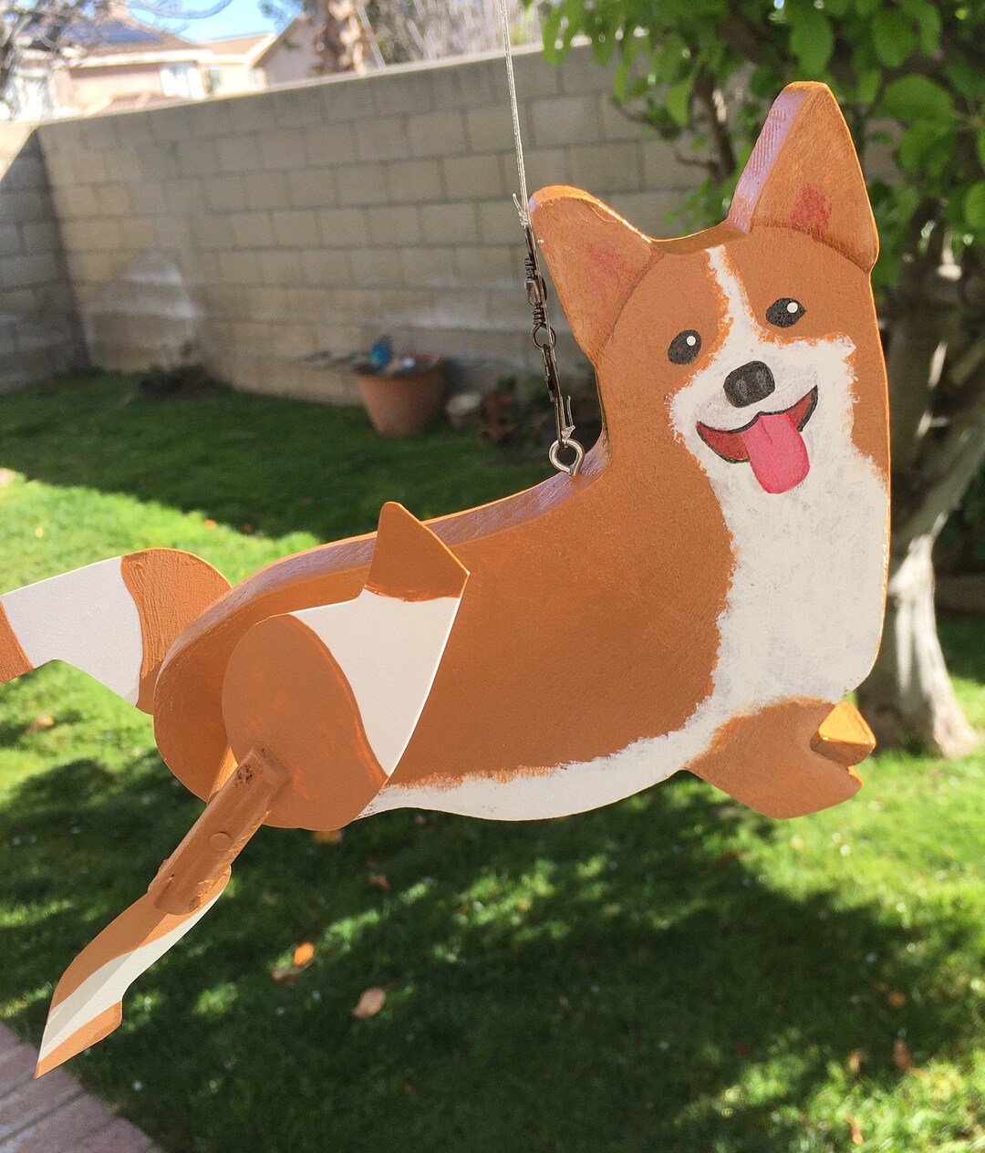 Corgi Whirlygig, Whirligig Wind Spinner, Whirligig - Etsy