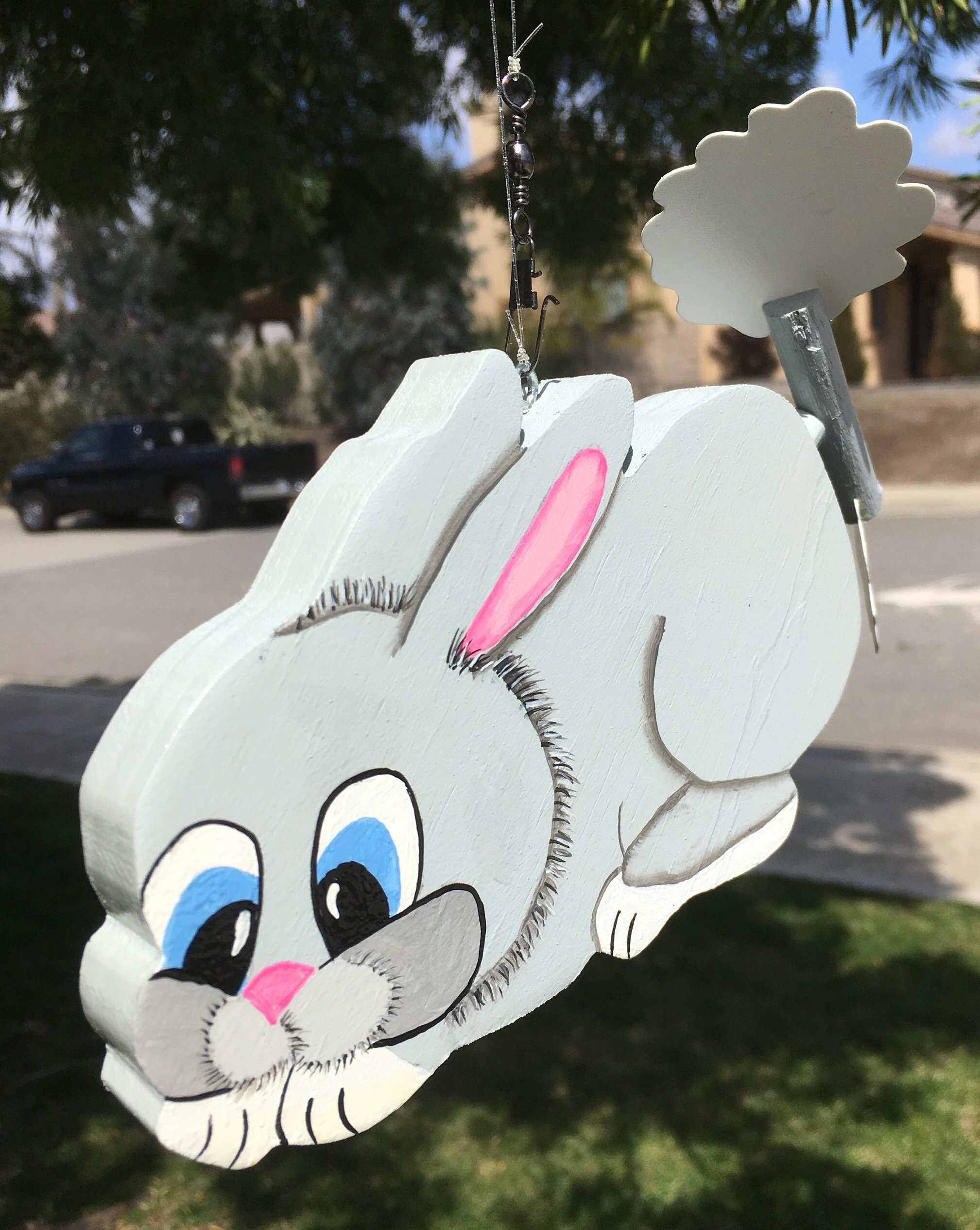 Wanda Wabbit Whirlygig Rabbit Bunny Whirligigs Wind - Etsy