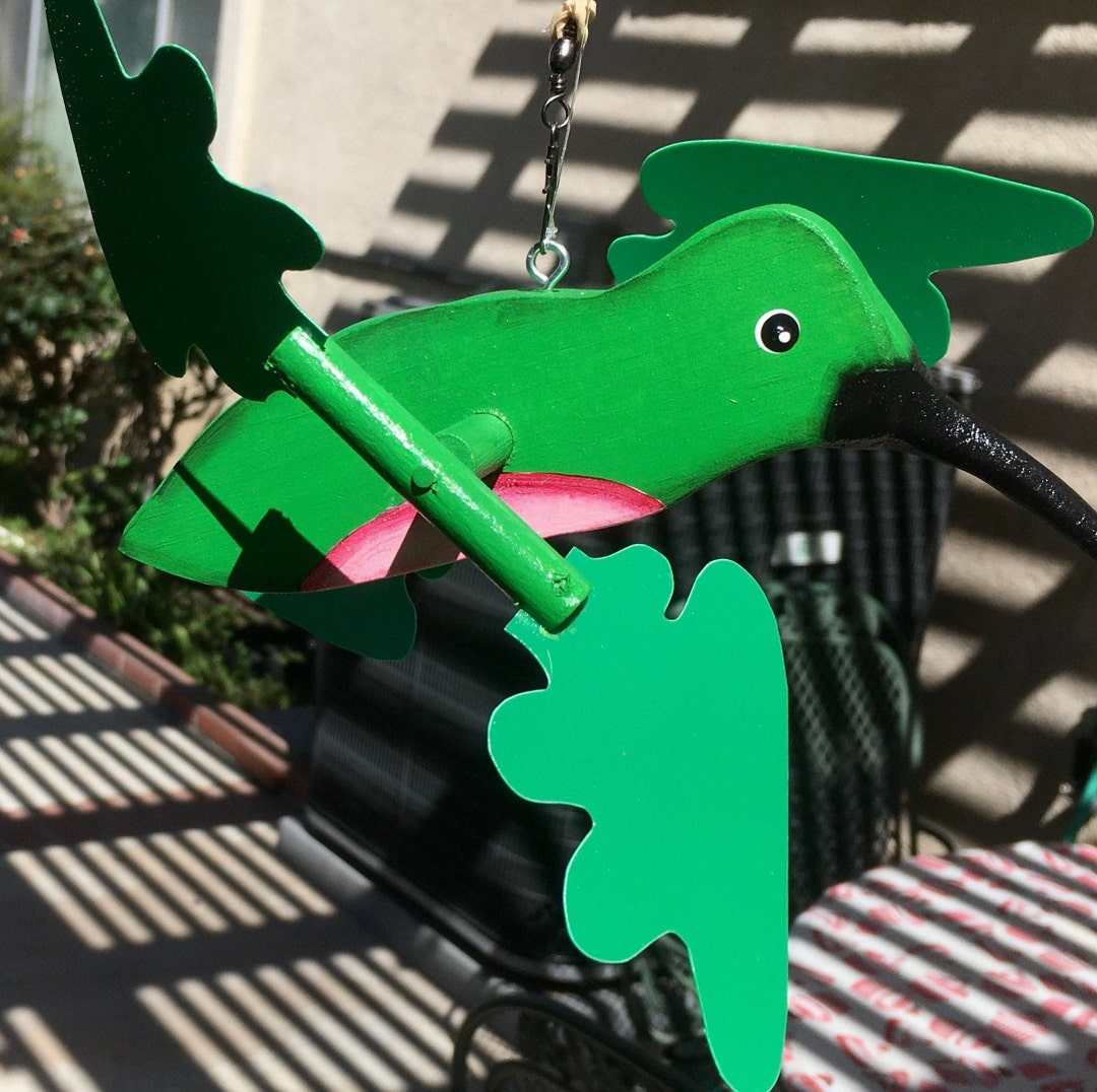 Hummingbird Whirlygig, Whirligig Wind Spinners, Whirligig - Etsy