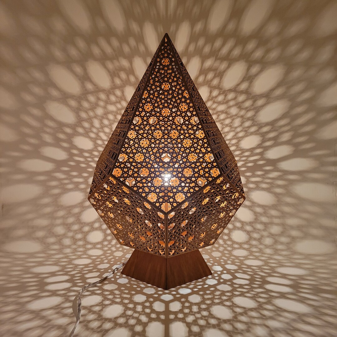 Shadow Lamp: Large Dodecahedron Girih Geometry - Etsy