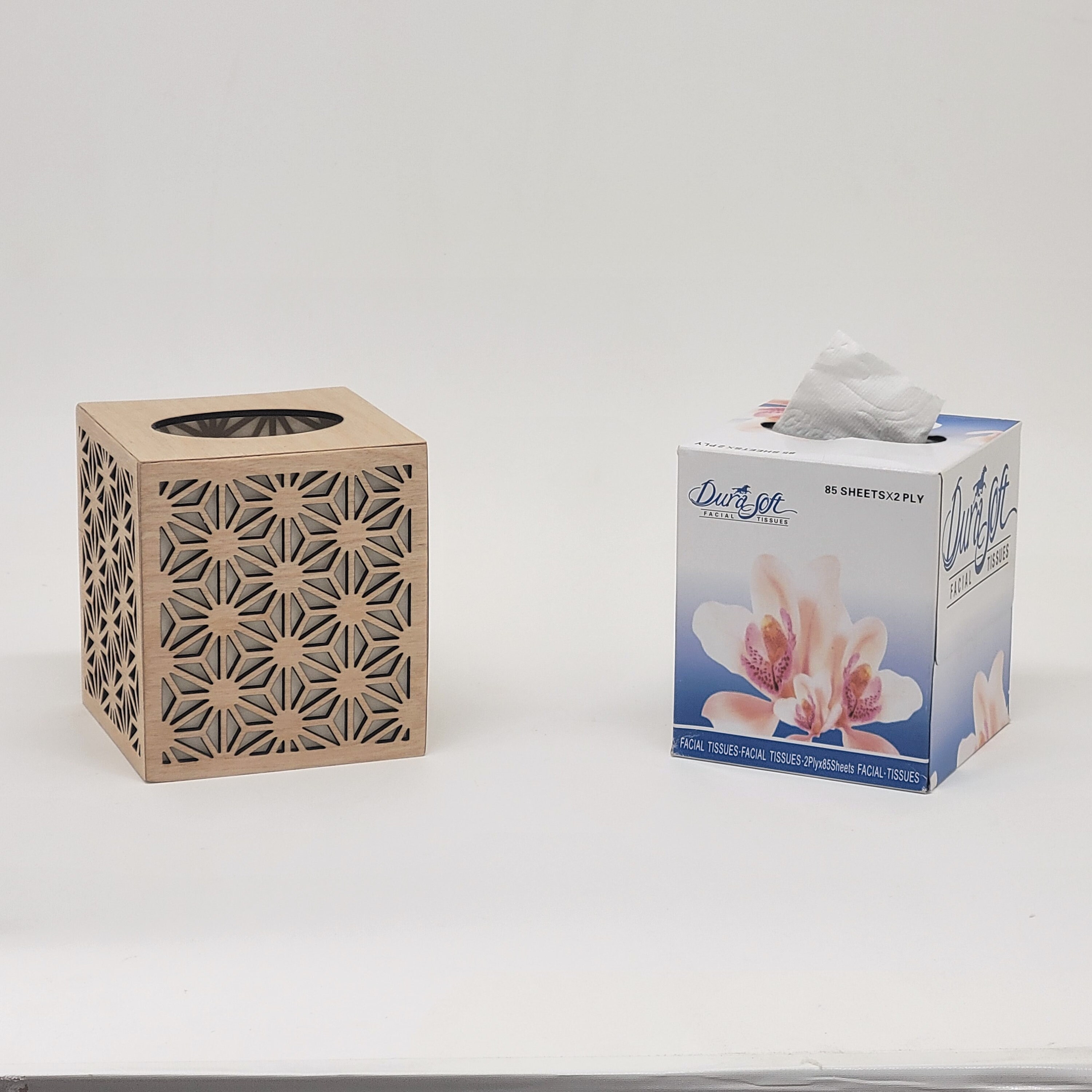 Geometric Tissue Box Cover Japanese Shoji Screen and Asanoha Pattern - Etsy