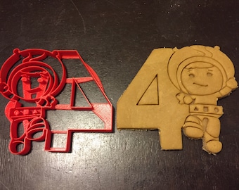 Power Rangers Cookie Cutter Next to the Number 4. Perfect for | Etsy