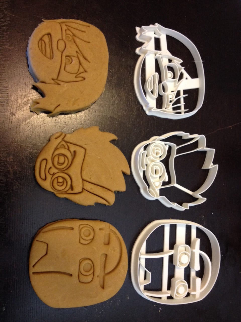 PJ Masks Villains Faces Cookie Cutters. Night Ninja Luna Girl | Etsy