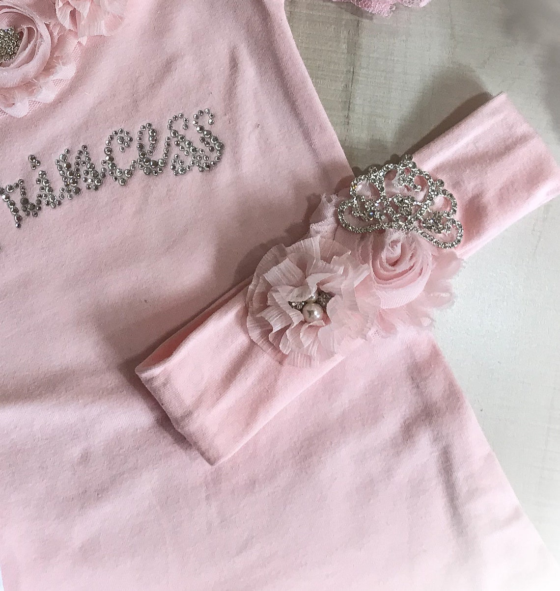 Newborn Girl Take Home Outfit Pink Lace Princess Coming Home - Etsy