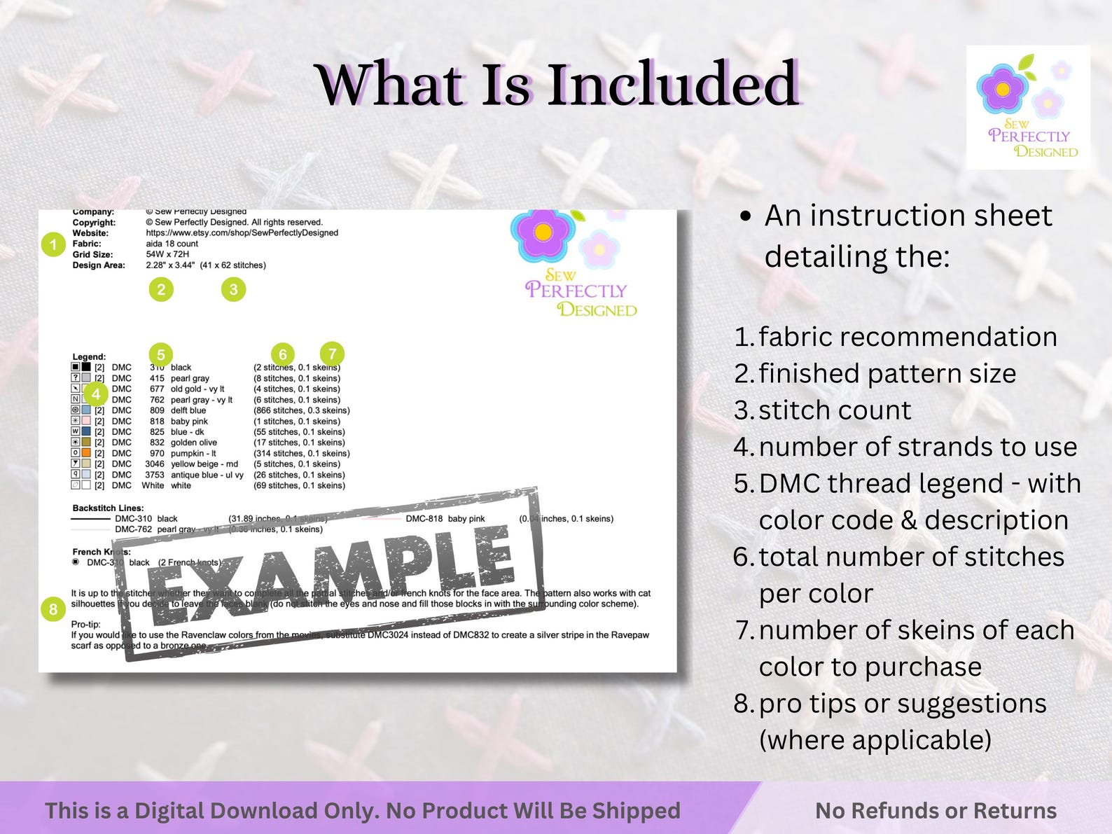Shalom Star of David Cross Stitch Pattern, Jewish Embroidery (PDF ...