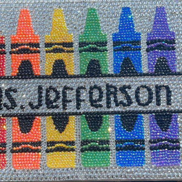 Rhinestone Canvas Art - Etsy