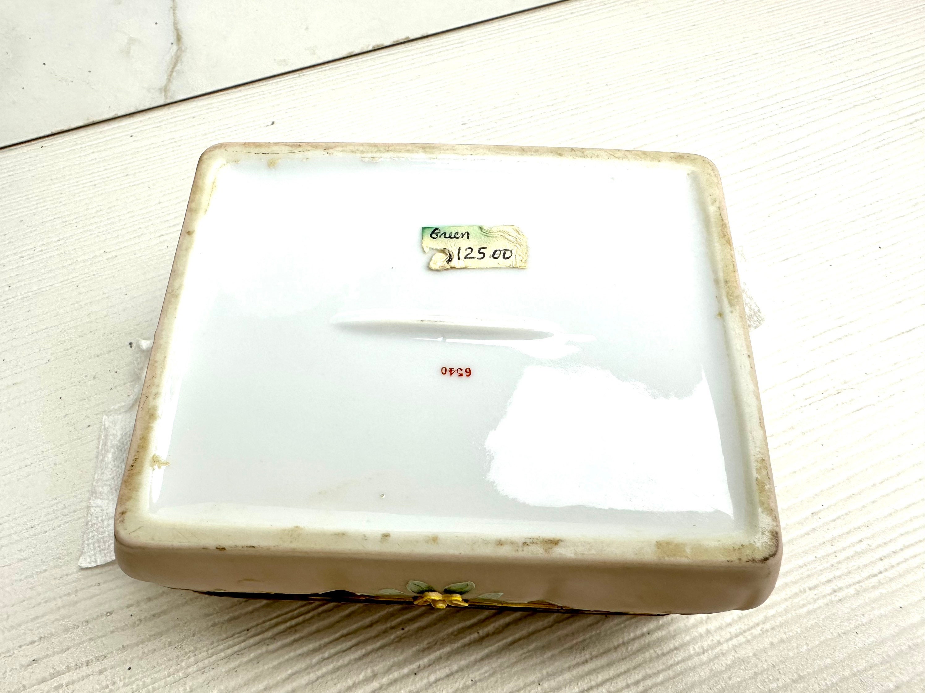 Antique Hand Painted and Enameled French Dresser Box. France - Etsy