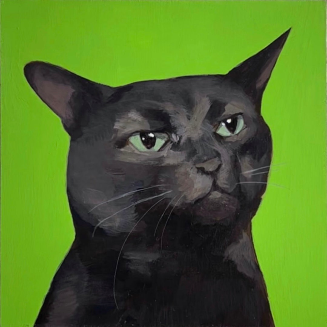Custom Handmade Paintings of Meme Animals and Pet Portraits - Etsy