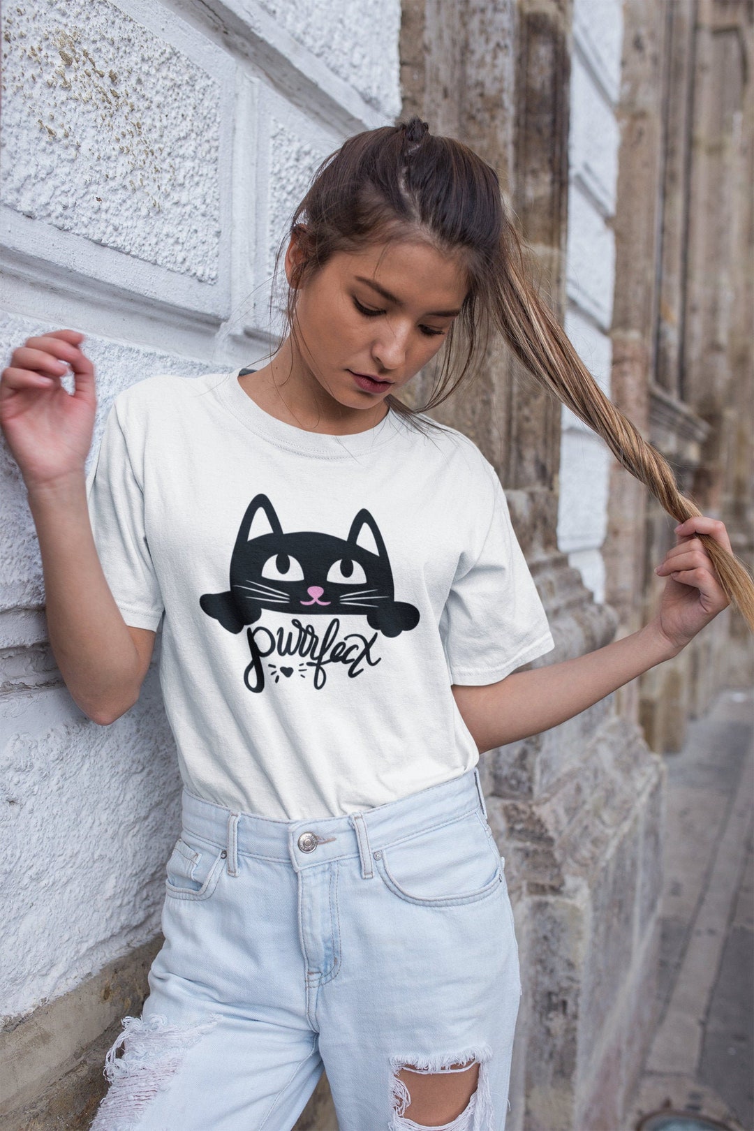 Camisa de gato perfecta, Camiseta de gato lindo, Regalos para amantes ...
