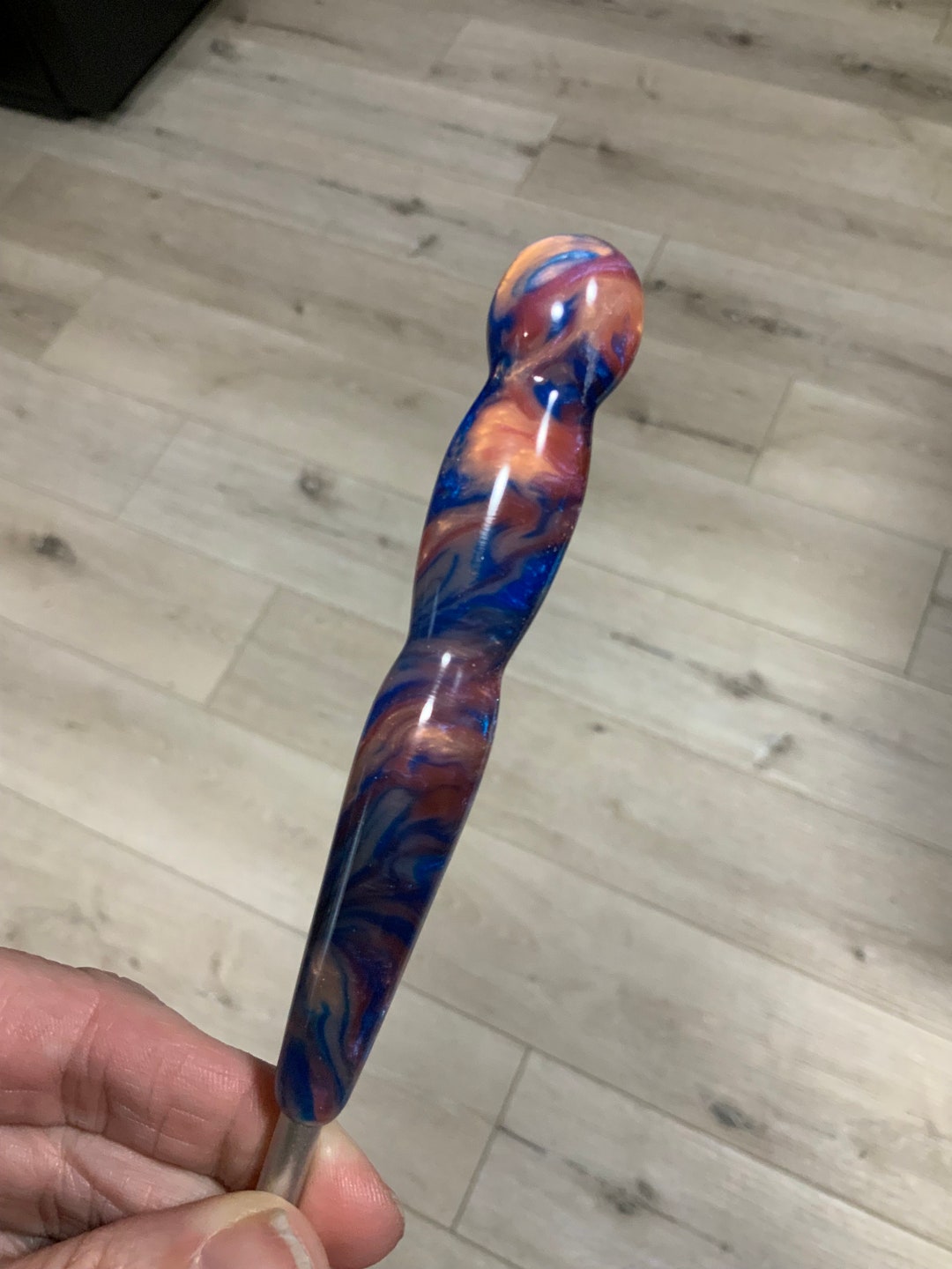 Sunset Serenade Crochet Hook Handle, Ergonomic Crochet Hook, Crochet ...