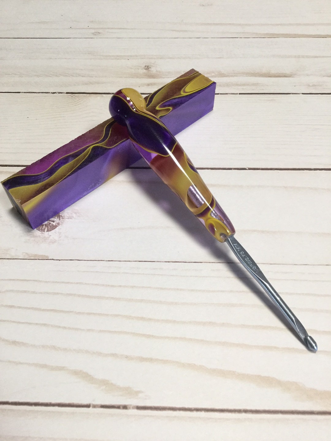 French Quarter Crochet Hook, Ergonomic Crochet Hook, Crochet Hook ...