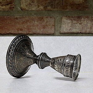 Vintage Sterling Silver Poole Candlestick, Home Accent Gift Idea - Etsy