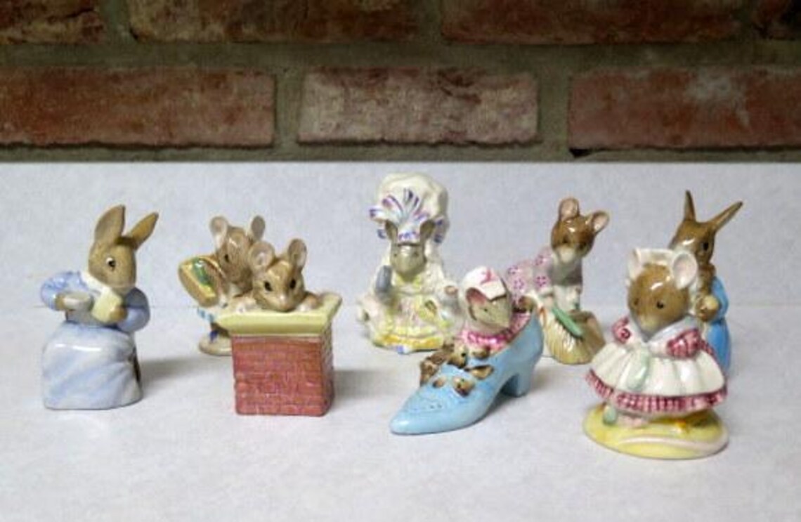 Vintage Beatrix Potter Figurines, Royal Albert Beswick Collection ...
