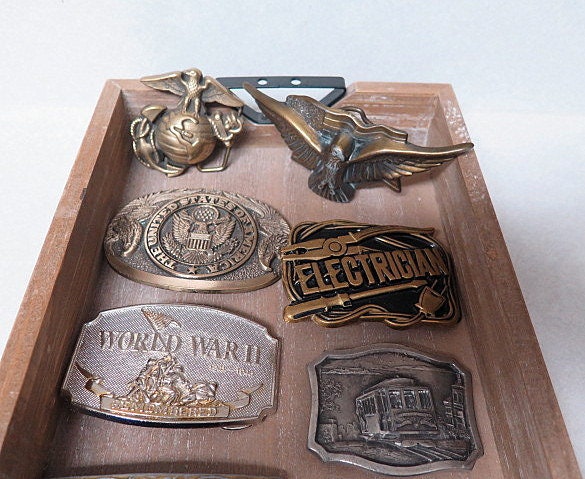 Vintage Brass Belt Buckles 1970-1980 Collectibles Solid - Etsy
