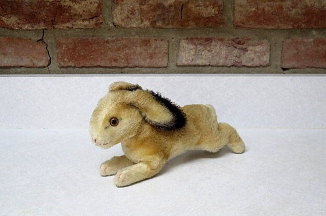 STEIFF Rabbit Mohair Stuffed Bunny, Produced in Germany, Classic ...