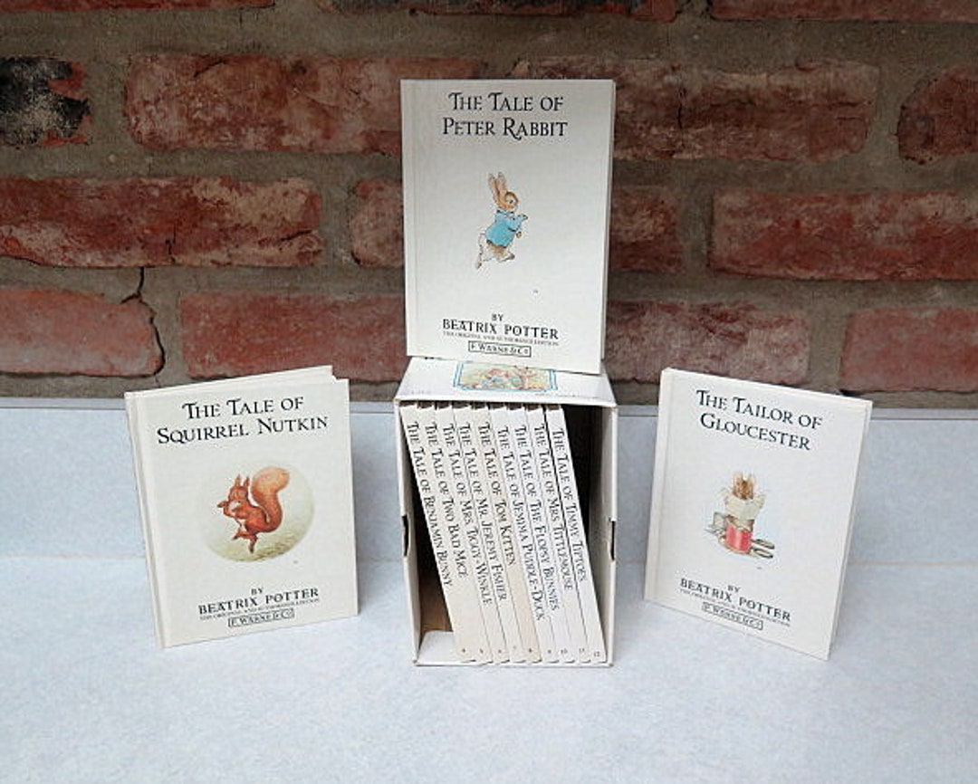 The Peter Rabbit Library by Beatrix Potter Complete Box Set 1989 - Etsy