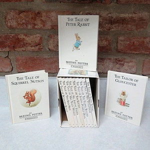 The Peter Rabbit Library by Beatrix Potter Complete Box Set 1989 - Etsy