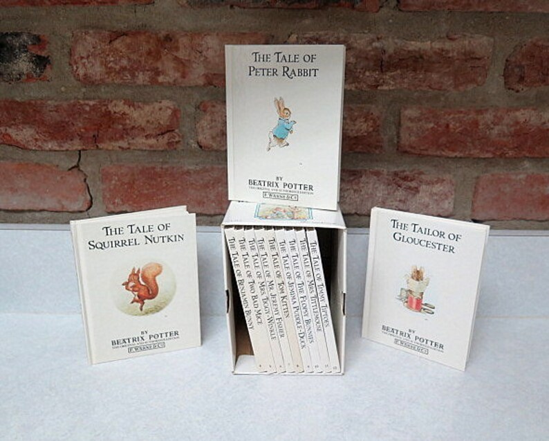 The Peter Rabbit Library by Beatrix Potter Complete Box Set - Etsy