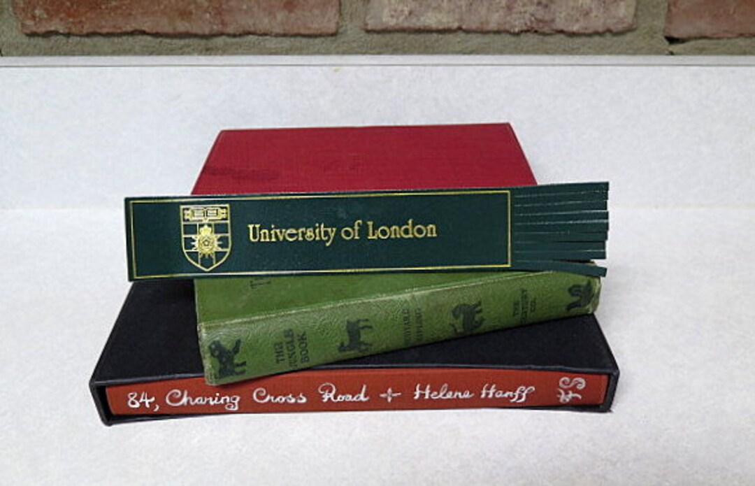 University of London Leather Bookmark - Etsy