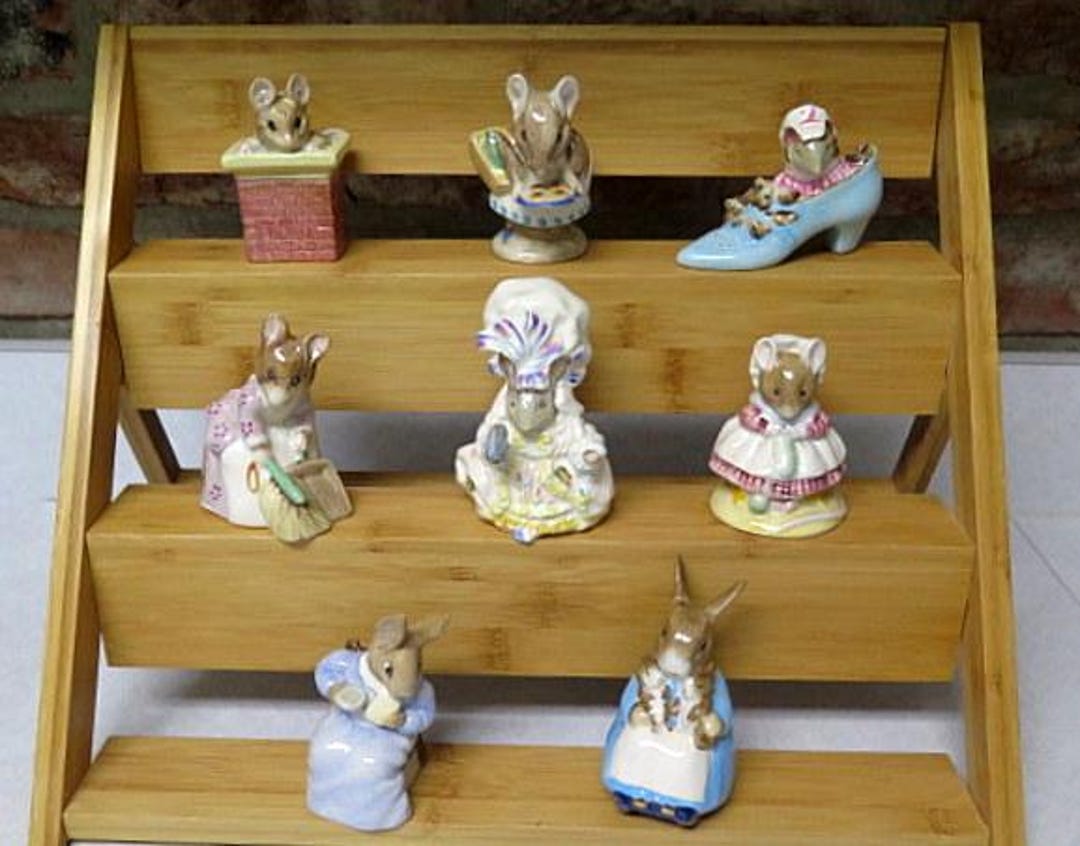 Vintage Beatrix Potter Peter Rabbit Figurines, Nursery Room Decor, Baby ...